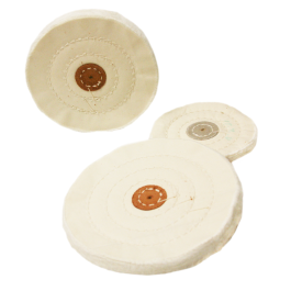 Extra Fine Muslin Buffs with Leather Centers Contenti 140-474-GRP ...
